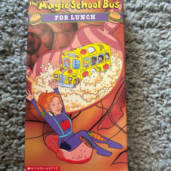Media | The Magic School Bus For Lunch Vhs | Poshmark